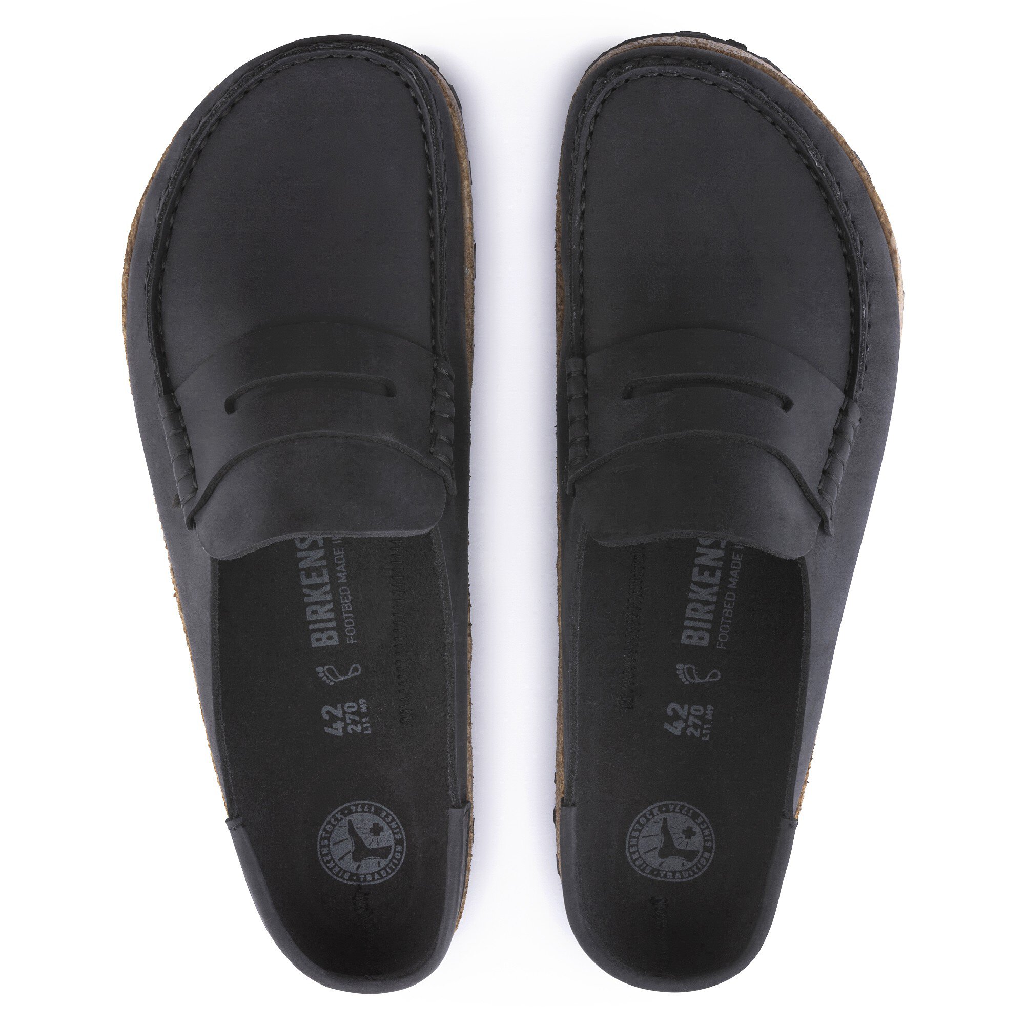 Naples Oiled Leather Black | BIRKENSTOCK