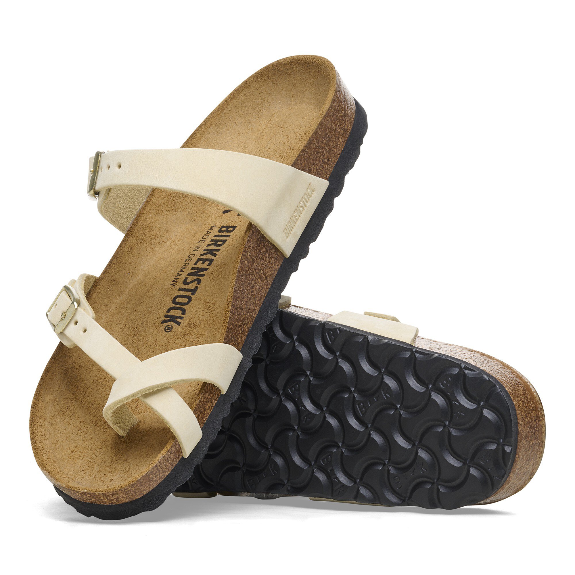 Mayari Nubuck Leather Ecru | BIRKENSTOCK